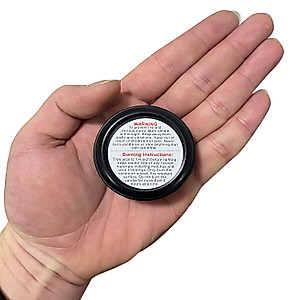 WANBAO 1000 PCS Candle Warning Labels Candle Safety Sticker 1.5 Inch for DIY Candle Jars