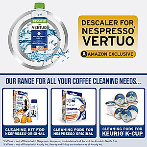 Descaling Solution for Nespresso Vertuo Machines. 2 bottles. 4 Uses