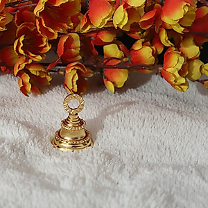 HANDTECHINDIA Set of Brass Plain 2 '' Bells Christmas Decoration Jingle Bell Sleigh Bell Jingle Bell Crafts Christmas décor Home décor Elephant décor Bells Musical Instrument Accessory. (20)