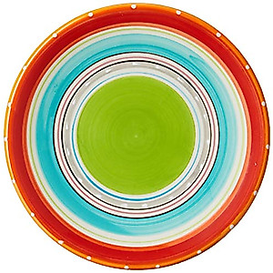 Certified International Mariachi Canape Plates (Set of 4), 6", Multicolor