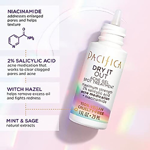Pacifica Dry It Out Acne Gel Spot Treatment Unisex 1 oz