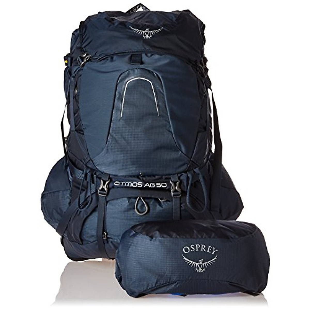 Osprey Atmos AG 50 Men's Backpacking Backpack, Unity Blue , Large