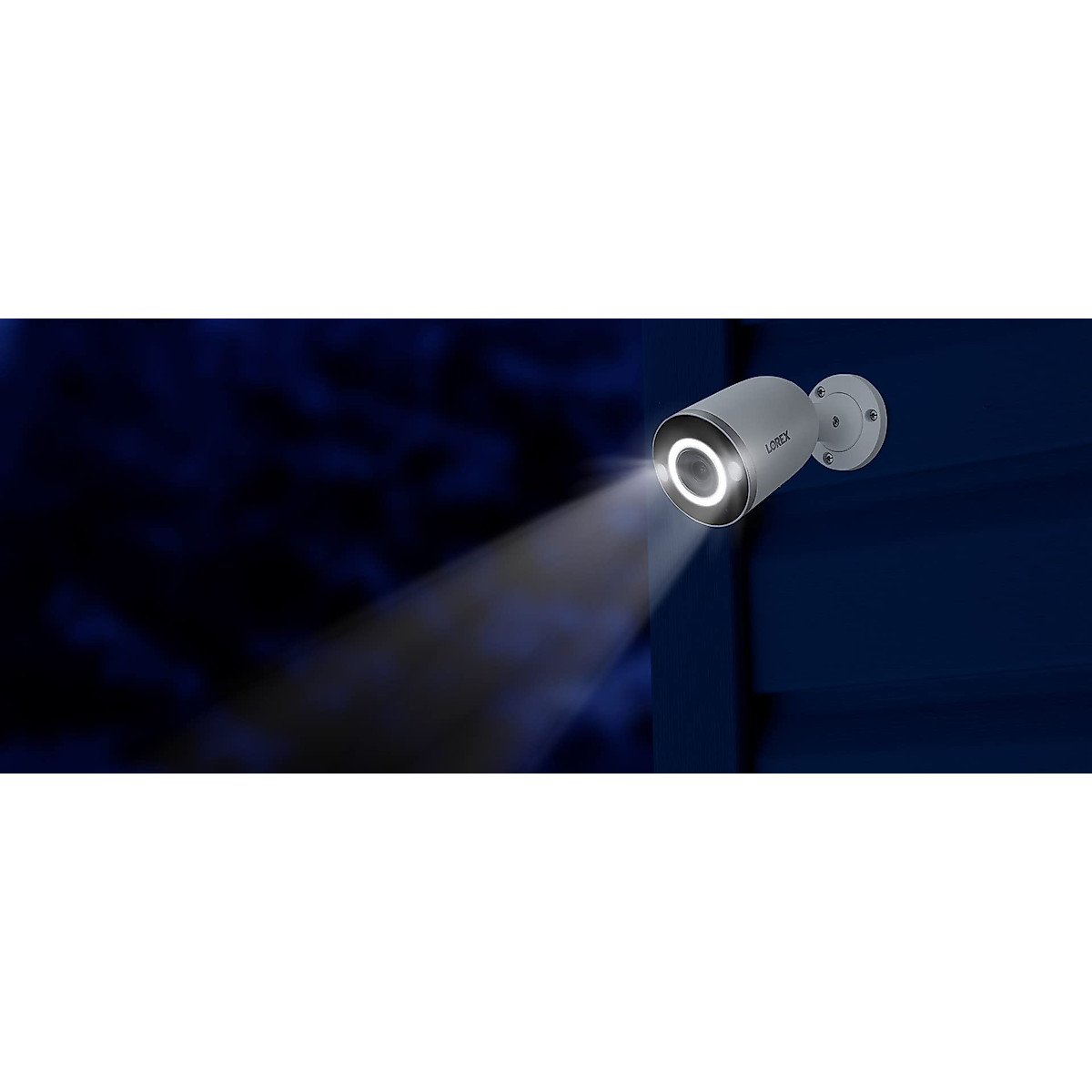 Lorex N4K2SL-84WB Fusion 4K 16-Channel (8 Wired and 8 Wi-Fi) 2TB Wired NVR System with 4X Bullet Cameras Featuring Smart Security Lighting