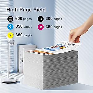 MX922 Printer Ink Cartridges for Canon 250 and 251 Ink Cartridges PGI-250XL CLI-251XL to Use with Pixma IX6820 MX920 MX922 IP8720 MG5520 MG7520 MG7120 MG6620 (PGBK Black Cyan Magenta Yellow, 5 Pack)