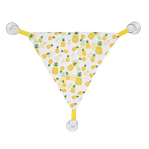 Pinsofy Reptile Rocking Bed 2 Pack Machine Washable Lizard Hammock for Bearded Dragon for Hamster Yellow Pineapple Size M