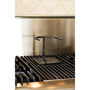 Hot Top Holder for Hot Pan Lids - No Burning of Hands - No Mess - No Condensation - Stone Black