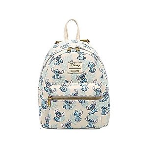 Loungefly Disney Lilo & Stitch Tropical Leaves Mini Backpack