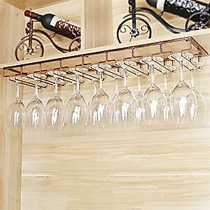 Wine Glass Shelf, Upside-down Home Goblet Iron Art Shelf, Wine Glass Hanging Storage Rack 80 * 22.5cm