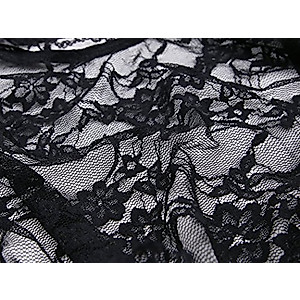 ALOECDYV Women Sexy Lingerie Nightwear - One-Piece Bodysuit Nightie Plus Size, Black (XXXXL, Black)