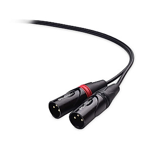 Cable Matters Dual RCA to XLR Unbalanced Interconnect Cable 10 ft, 2 RCA to XLR Male Cable (Dual XLR to RCA Cable) - 10 Feet