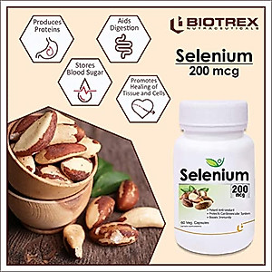 JOKE Biotrex Nutraceuticals Selenium 200 Mcg (60 Veg Capsules)
