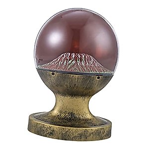 GANAZONO LED lamp Ornament Flickering Flame Lantern Cardboard Fireplace Electronic Flame Volcano Lantern Floating Candles Wand Remote Flame Effect LED lamp Wedding bar Light Plastic