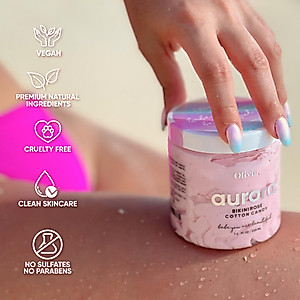 Olivia Beauty Bikini Exfoliating Scrub - All Natural Exfoliating Body Scrub for Women, Moisturizing Formula to Smooth, Exfoliate, and Restore Dry, Sensitive Skin, Provides Lasting Care, 8 Oz