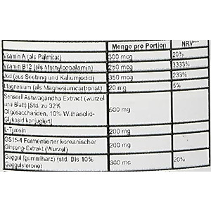 Life Extension Thyroid Support Complex - Thyroid Health Support Supplement with Vitamins A, B, Iodine, Magnesium, L-Tyrosine, Ashwagandha & Ginseng for Energy – Non-GMO, Gluten-Free - 60 Capsules