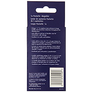 Loupe by Bausch & Lomb, 5X Packette Magnifier