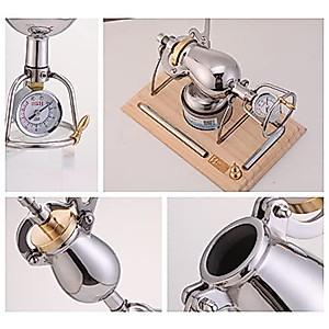 Hand Popcorn Maker 260ml Retro Nostalgic Mini Popcorn Maker Small 304 Stainless Steel Pellet Amplifier Old Fashioned Home Mini Popcorn Popper