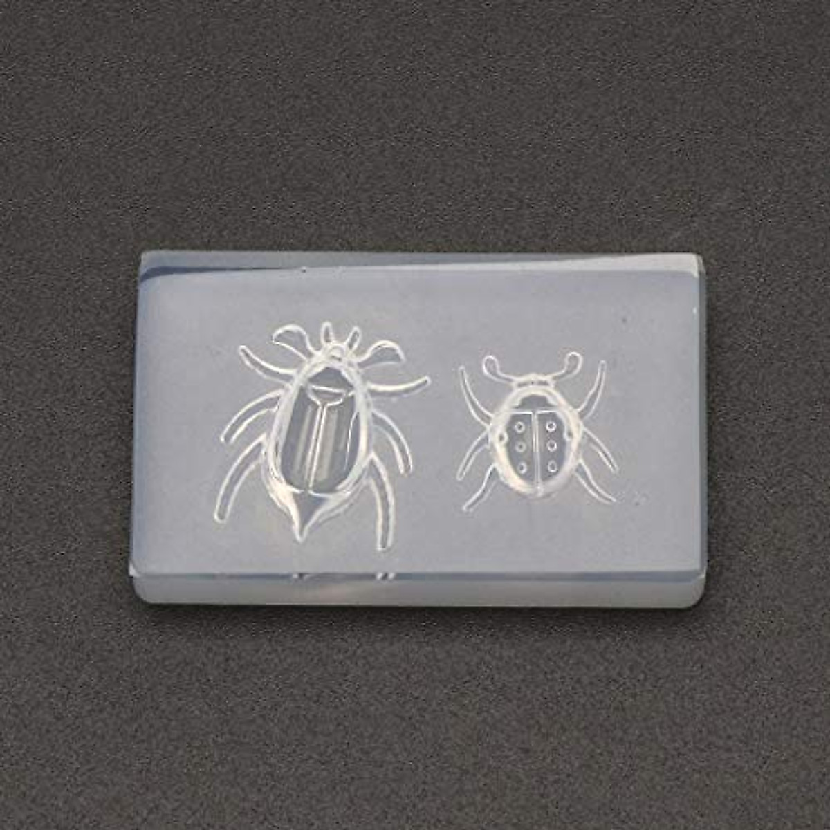 HELYZQ Cute Ladybug Beetle Pendant Insect Resin Silicone Mold Jewelry Making Tools