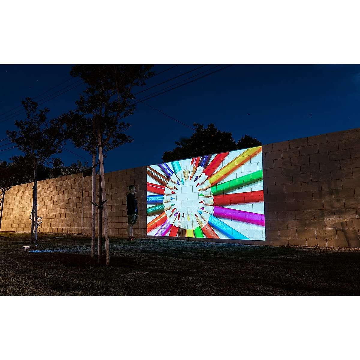 AAXA Technologies P300 Neo LED Video Projector with 2.5 Hour Rechargeable Battery, Onboard Media Player, HDMI/Mini VGA/USB/microSD Inputs, iPhone iPad PS4 Xbox Compatible, 1080p Support