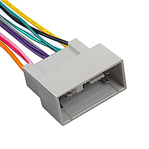 BATIGE Radio Wiring Harness for Honda Accord City Jazz 2008-2018 Car Stereo Wire Cable Plug Non-Amplified System