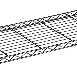Whitmor Supreme Leveling Feet 350 Capacity Per Shelf Adjustable Shelves, 3 Tier, Black