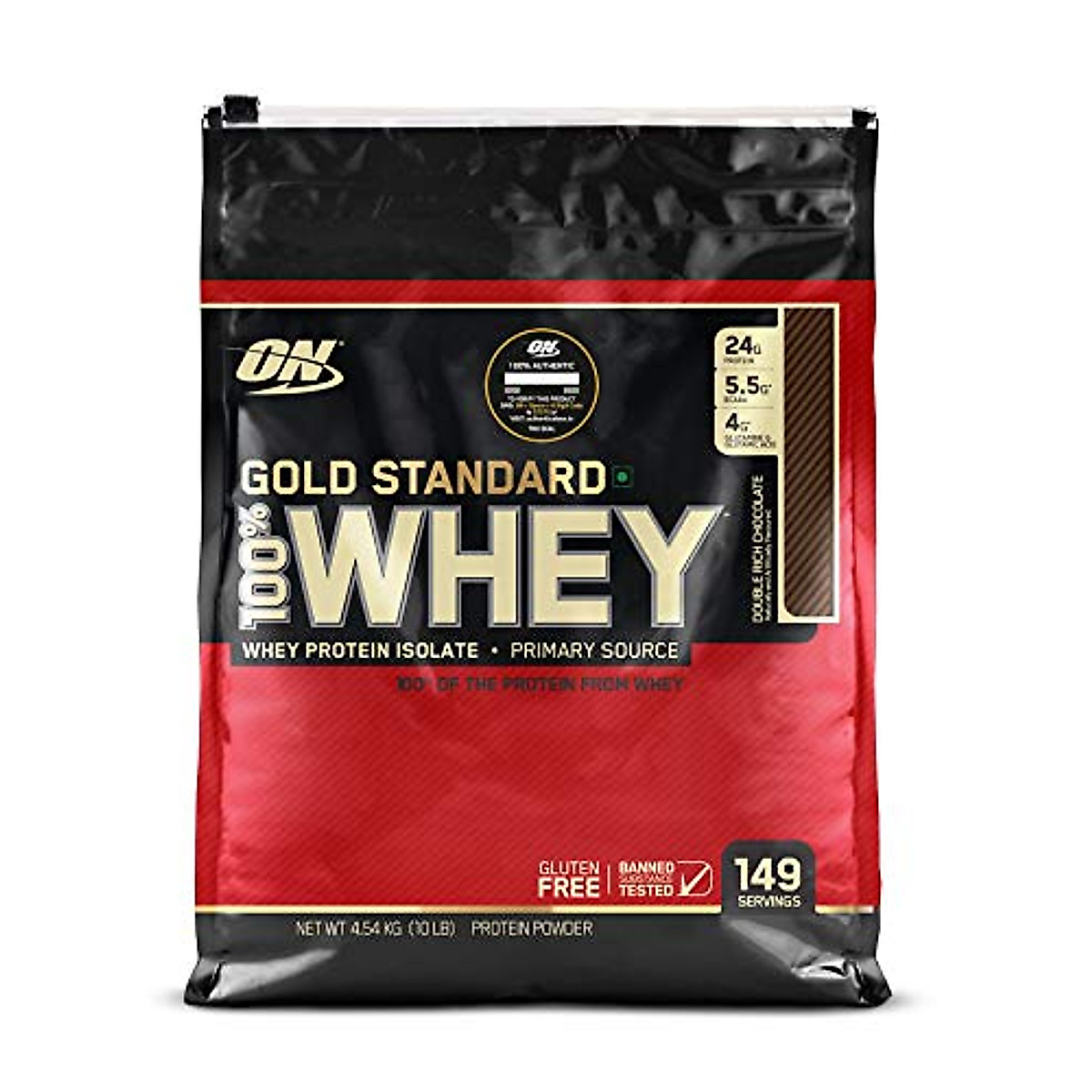 100% Whey Gold Standard - Chocolate 10 Pounds