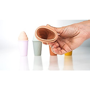 NEAFRON - Travel Beach Toys for Kids Beach Accessories - 4-Pcs Ice Cream Sand Toys for Beach Kit - Sandbox Toys for Toddlers Ice Cream Toys for Kids - Travel Sand Toys for Kids (Lavender)