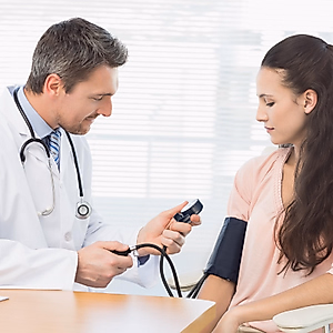 SCIAN Aneroid Sphygmomanometer - Manual Blood Pressure Cuff with D-Ring Universal Cuff 10-16"", Carrying Bag for Nurse Doctor Senior Adult(Black, Stethoscope Not Included), Large