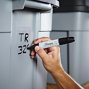 Sharpie 38201 Permanent Marker 5.3mm Chisel Tip Black Dozen