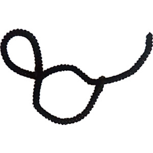 Black Pipe Cleaners 200 Pieces Chenille Stems for DIY Art Decorations Creative Craft (6 mm x 12 Inch)