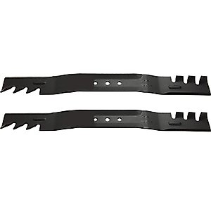 Stevens Lake Parts Set of 2 Toothed Mulching Blade Fits Toro Models Replaces 108-9764-03 108-9764-03-A 131-4547-03 131-4547-03-A