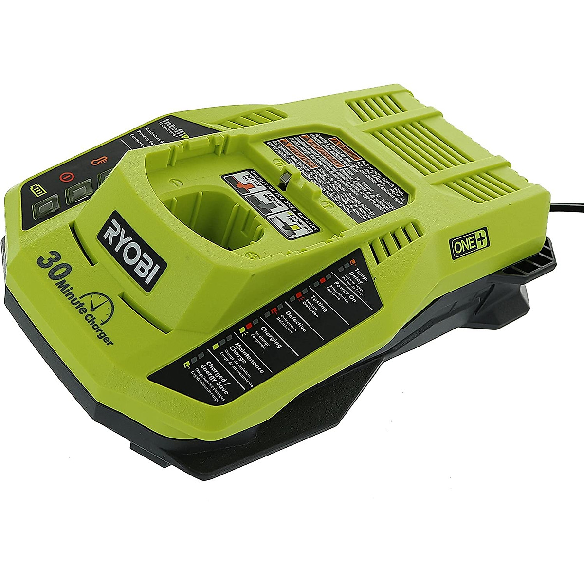 Ryobi P108 One+ 18V 4.0AH Lithium Ion Battery and P117 One+ Dual Chemistry Lithium Ion and NiCad Battery Charger (2 Piece Combo Set)