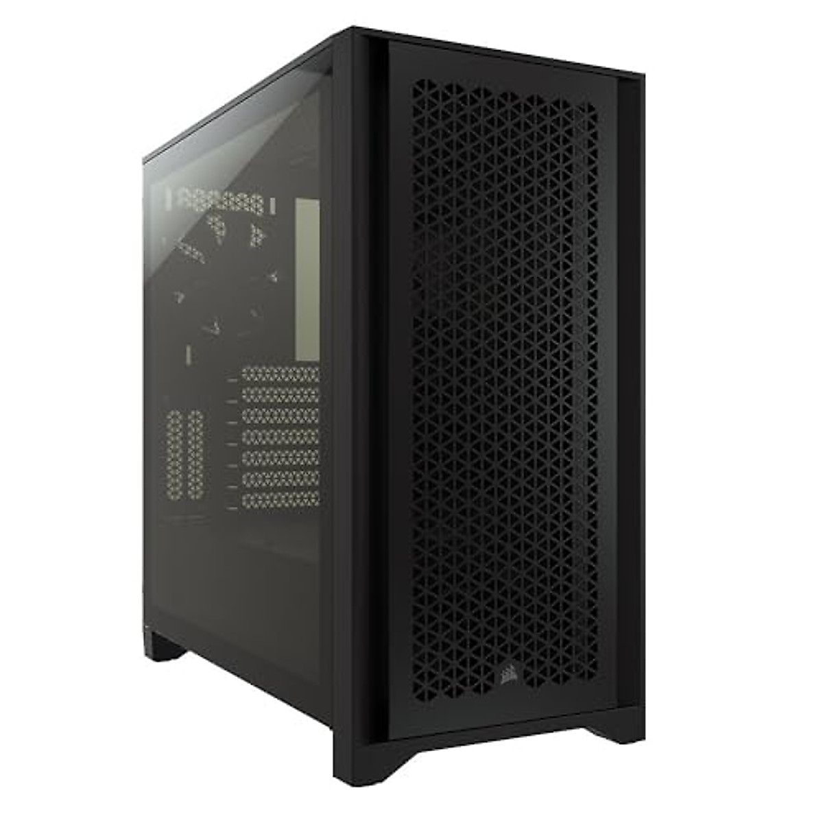 CORSAIR 4000D AIRFLOW Tempered Glass Mid-Tower ATX Case - High-Airflow - Cable Management System - Spacious Interior - Two Included 120 mm Fans - Black