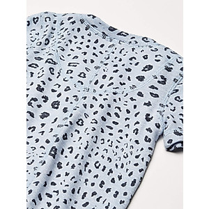 PJ Salvage Kids Baby Kids, Sleepwear Peachy Pajama Romper, Blue, 6/12 Mo