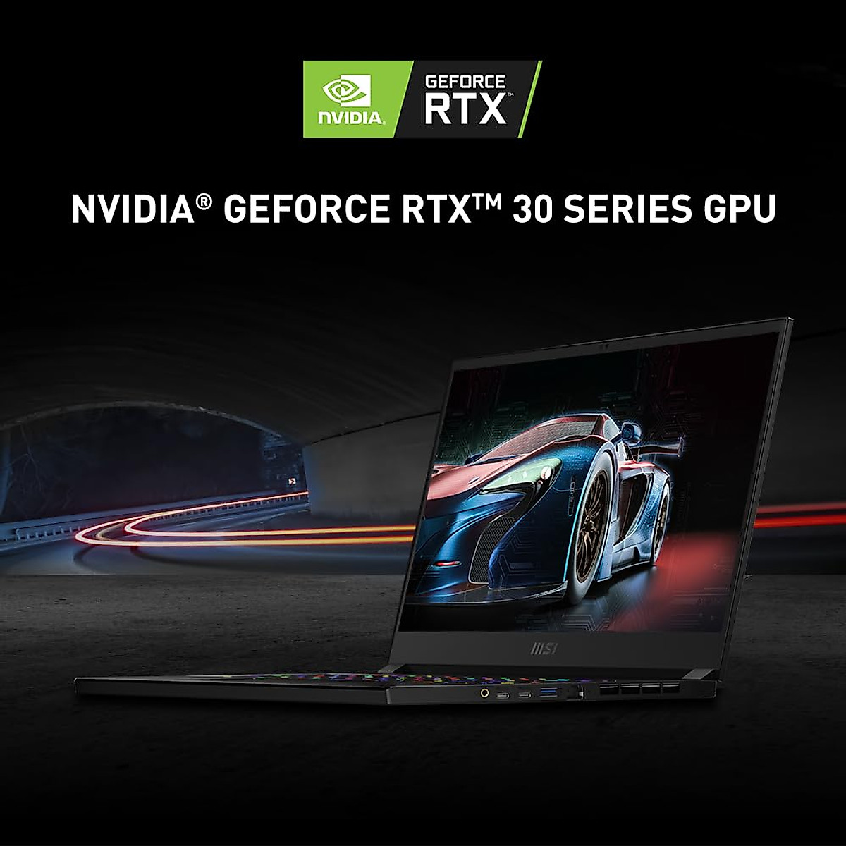 MSI Stealth GS66 Gaming Laptop: Intel Core i9-12900H, GeForce RTX 3070 Ti, 15.6" 360Hz Display, 32GB DDR5, 1TB NVMe SSD, Thunderbolt 4, Cooler Boost Trinity+, Win 11 Home: Core Black 12UGS-025