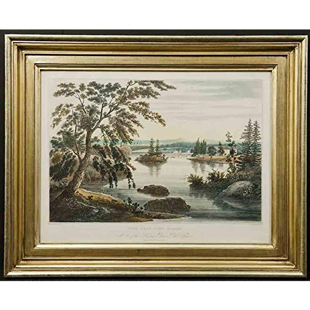 View Near Fort Miller. No. 10 of the Hudson River Port Folio (later No. 9)