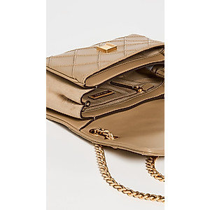 Tory Burch Women's Fleming Soft Small Convertible Shoulder Bag, Pebblestone, Tan, One Size