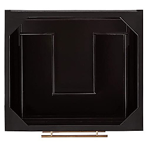 Signature Hardware 953330-24-RUMB-1 Robertson 24" Free Standing Single Vanity Set with Mahogany Cabinet, Vanity Top, and Rectangular Undermount Vitreous China Sink - Single Faucet Hole