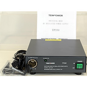 TekPower TP350 23 Amp DC 13.8V Switching Power Supply with Cigarette Plug
