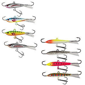 THKFISH Ice Fishing Jigs Vertical Jigs Kit Ice Fishing Tackle A-10g+C-10g