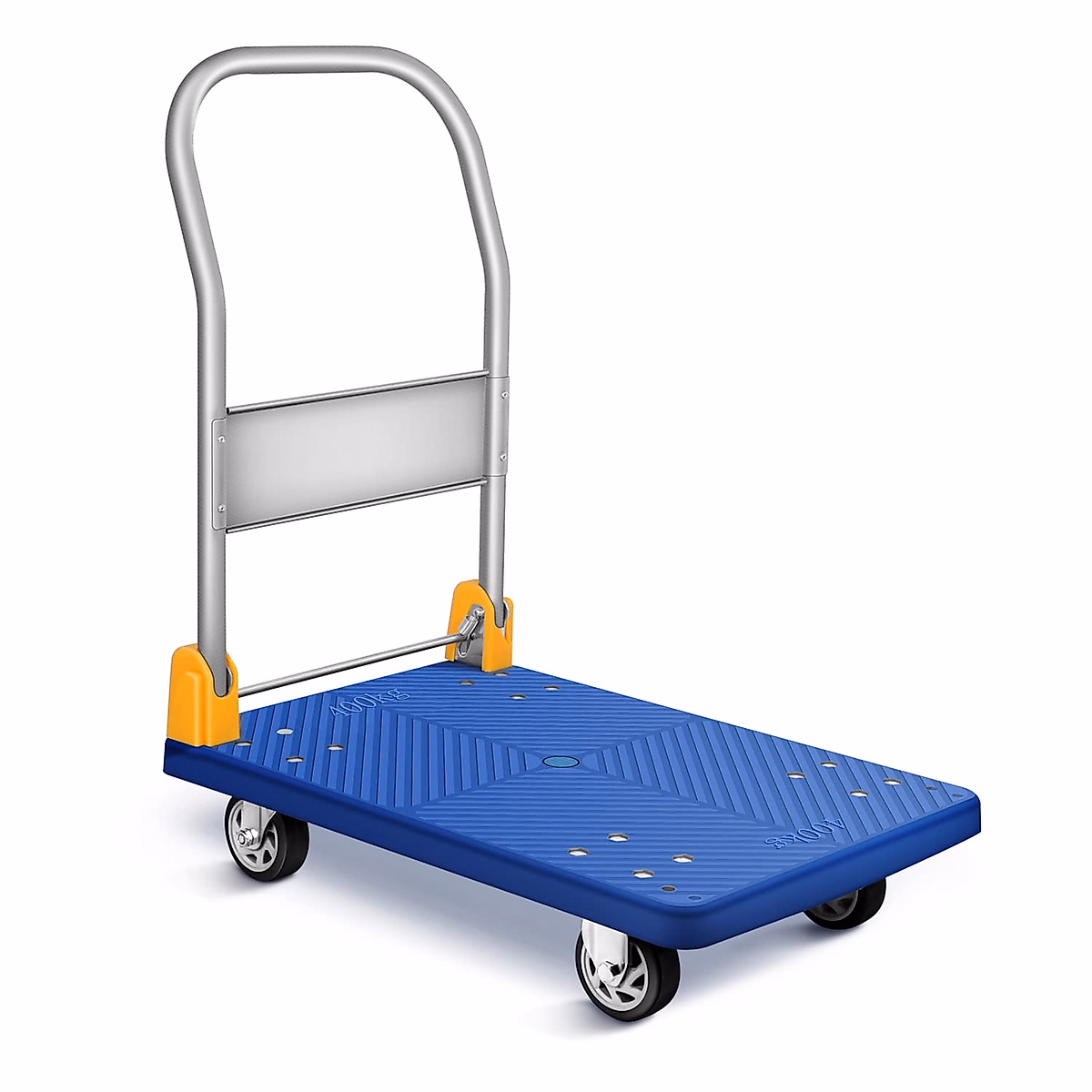 YSSOA Foldable Push Hand Cart, 880 lb Capacity, 880lb Weight Capacity