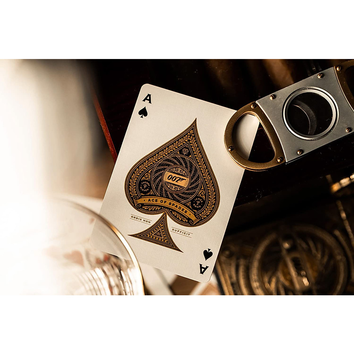 theory11 James Bond 007 Premium Playing Cards - Gold Foil, Official Collectible Deck