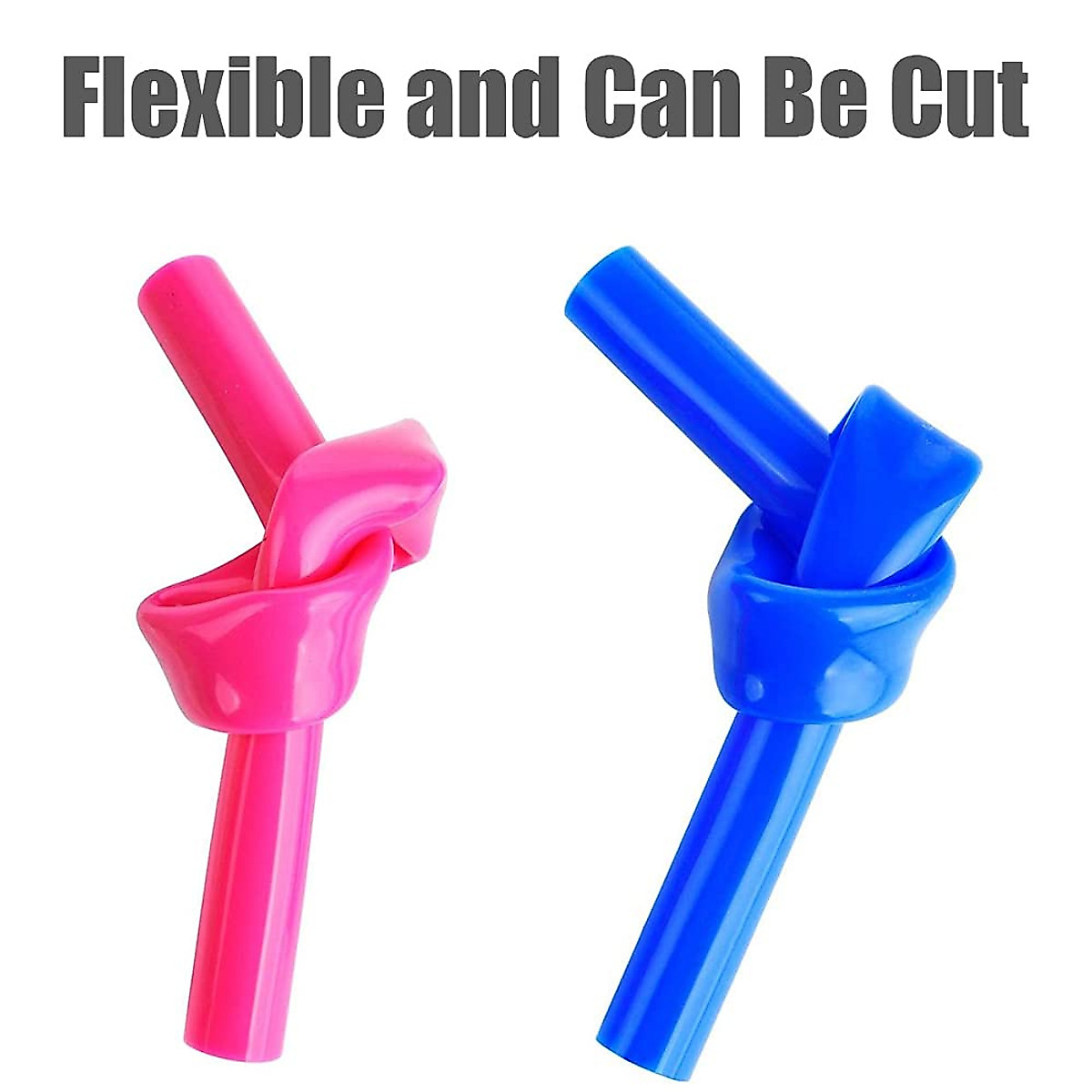 ALINK 15 inch Extra Long Reusable Silicone Straws, 4-Pack Flexible Straws for Stanley 40 oz Tumbler, 1 Gallon Water Bottles, 128 64 30 oz Jug Cup with Cleaning Brush