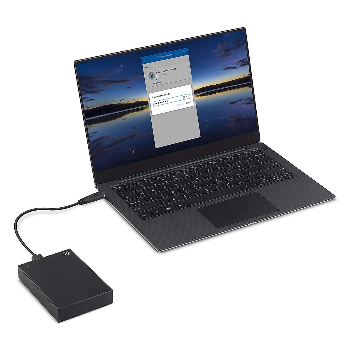 Seagate One Touch, 2TB, Portable External Hard Drive, PC Notebook & Mac USB 3.0, Black, 1 Year Mylio Create, 4 mo Adobe CC Photography, Amazon Excl. (STKB2000412)