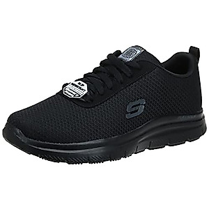 Skechers Men's Flex Advantage Bendon Work Shoe, Black, 11 Wide