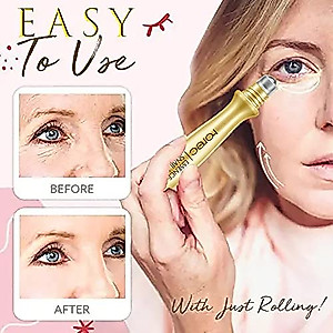 Talkyo Circl Eye Ball Dark Care Skin Remover Slide 15ML Firming Massage Snails Personal Skin Care Gel Eye Pads for Eyelash Extensions (A, One Size)