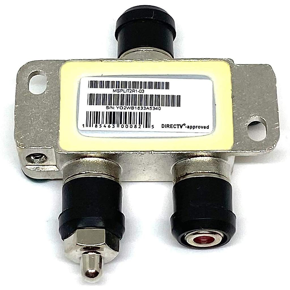 Directv [mrv] SWM 2 Way Splitter 2-2150 Mhz 1 Port Power Passing Weather Se [msplit2]