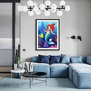 QUITEDEW Diamond Painting Kits for Adults, DIY Diamond Art Kits for Adults Full Dril,Cartoon Diamond Painting Paint with Diamonds Home Wall Decor 12x16 Inch