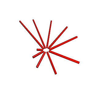 Montessori Toys for 3+ Year Old Long Red Rods Without Digital Cards Stacked Arrangement Sensory Toys Montessori Math Game Preschool Learning Wooden Toys for Toddlers