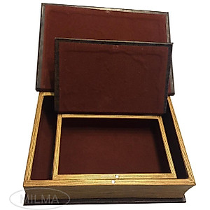 Royal Griffon Decorative Storage Book Boxes (Set (Includes Large and Small))