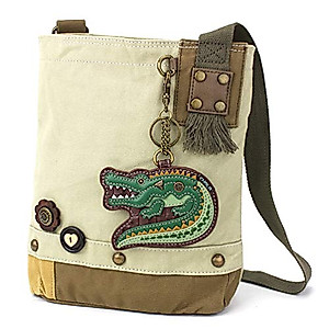 Chala Women Handbag Patch Crossbody - Alligator - Sand